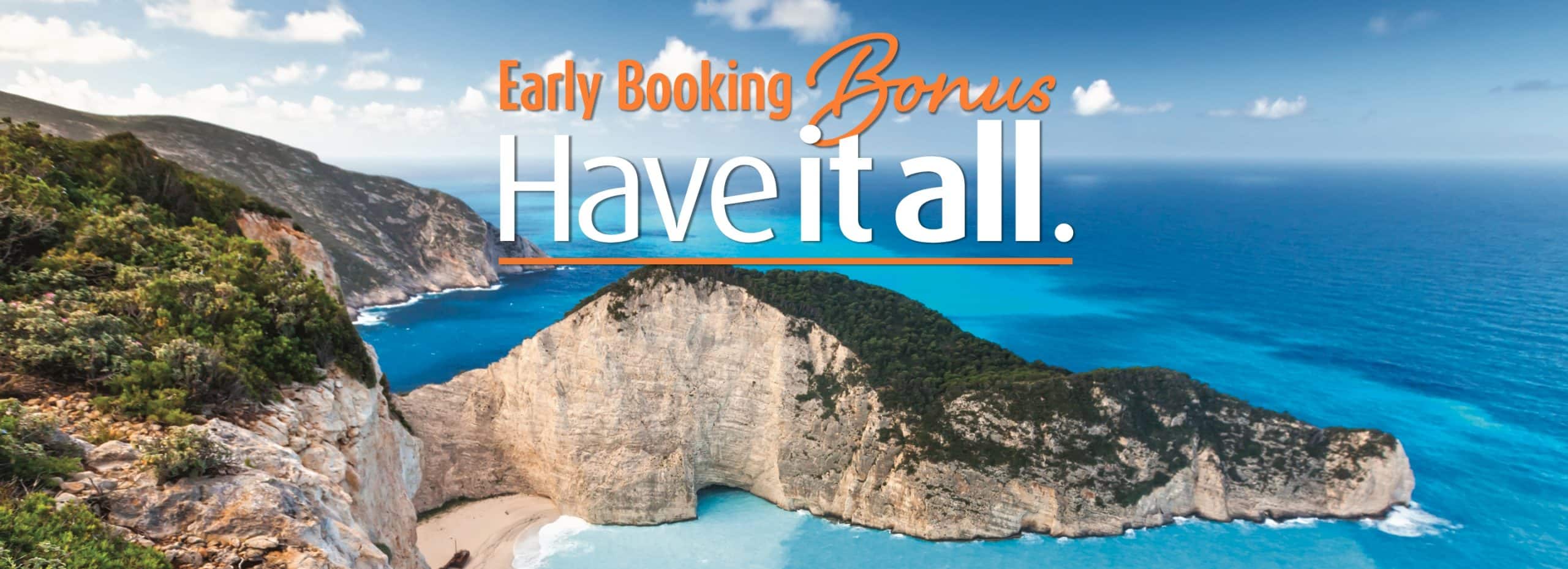Have It All Early Booking Bonus | Holland America Line