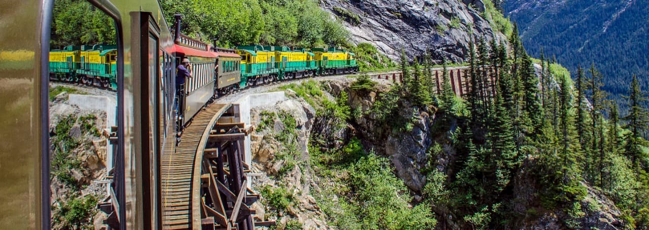 White Pass Summit Scenic Railway in Skagway Cruise Tour