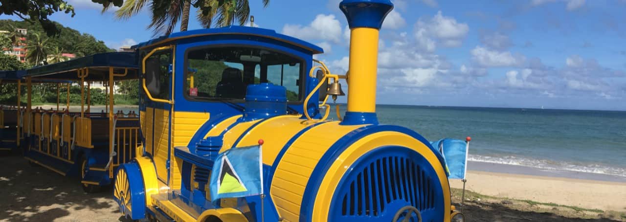 Castries by Trolley Train Cruise Tour